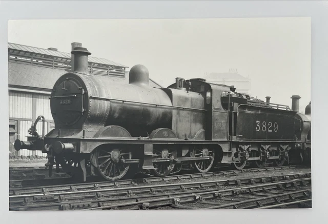 LMS RAILWAY LOCOMOTIVE PHOTOGRAPH - 3829 BATH STATION LATE 1920s - E179 ...