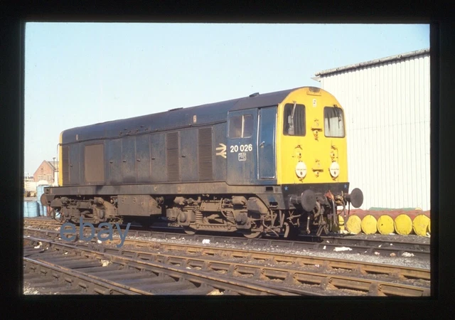ORIGINAL 35MM SLIDE - Class 20 - 20026 on shed c.1980's £8.76 - PicClick UK