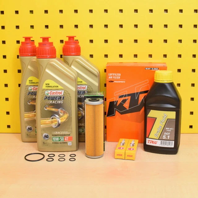 KTM 790 DUKE Oil Filter Original Air Filter NGK Castrol Power 1 Racing ...