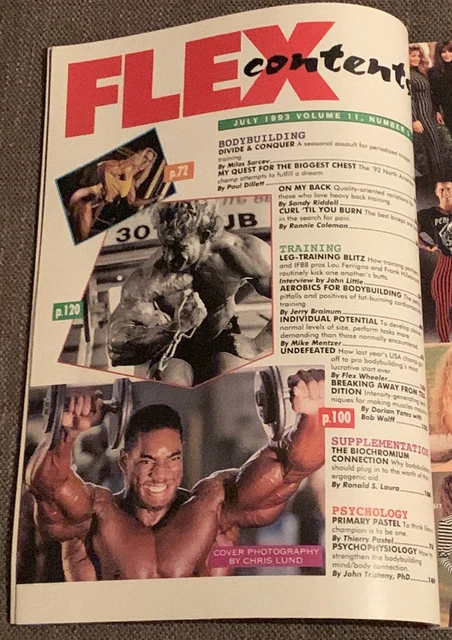 FLEX WHEELER W/POSTER - FLEX Bodybuilding Magazine - July 1993 £11.93 ...