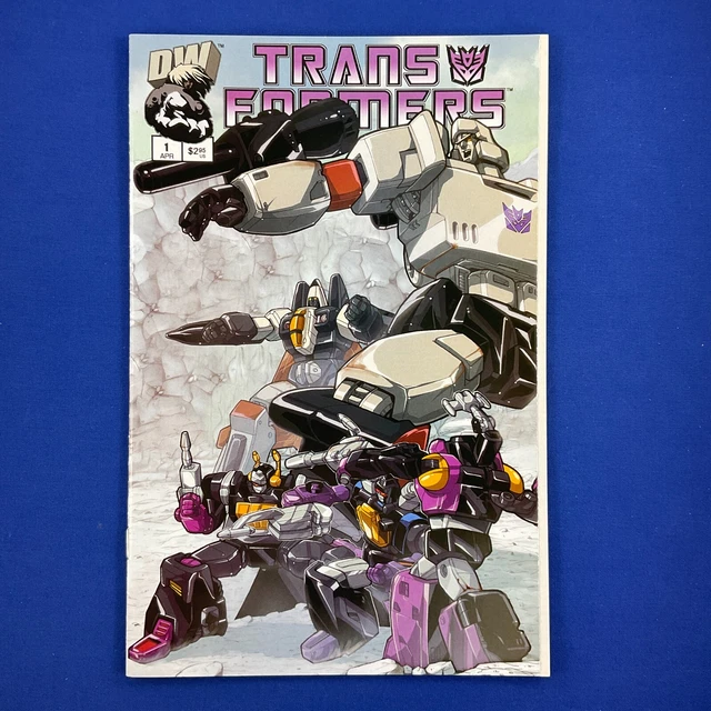 TRANSFORMERS GENERATION 1 V2 #1 Decepticons Cover DW Dreamwave ...