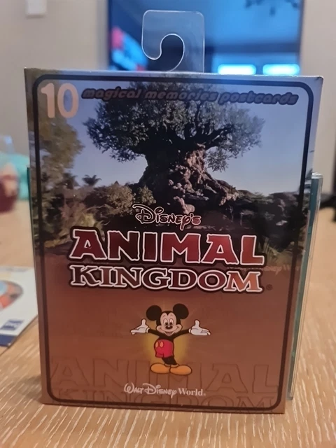 WALT DISNEY WORLDS Animal Kingdom Set of 10 Magical Memories Postcards ...
