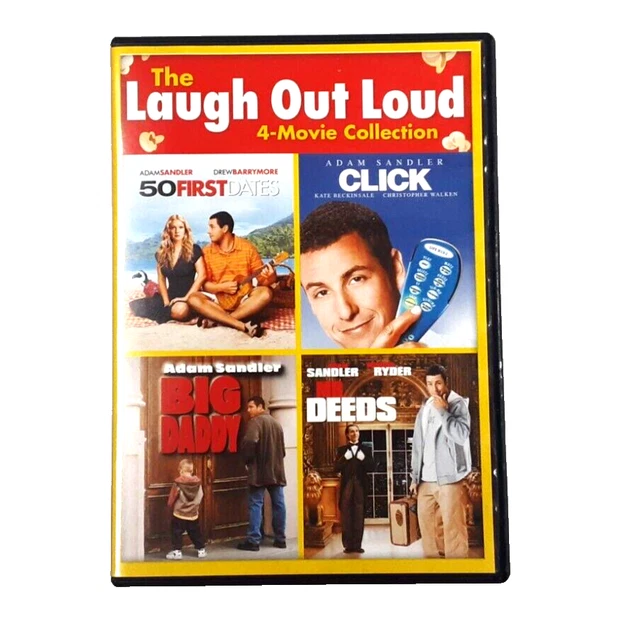ADAM SANDLER 4 Movie Collection DVD! 50 First Dates Click Big Daddy Mr ...