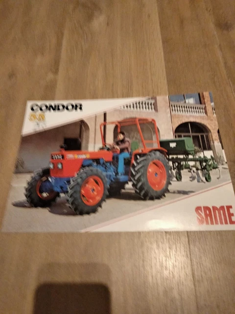 PROSPECTUS TRACTEUR SAME Condor 55 Trattori Brochure Prospekt Tractor ...