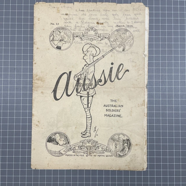 ORIGINAL WW1 ANZAC Aussie Australian Soldiers Magazine No.12 March 1919 ...