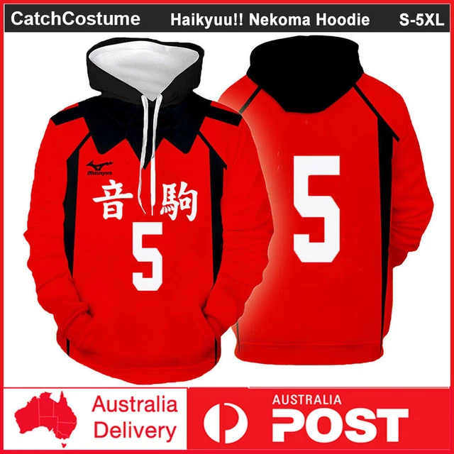 HAIKYUU!! NEKOMA HIGH School NO.5 Kenma Kozume Hoodie Long Sleeve ...