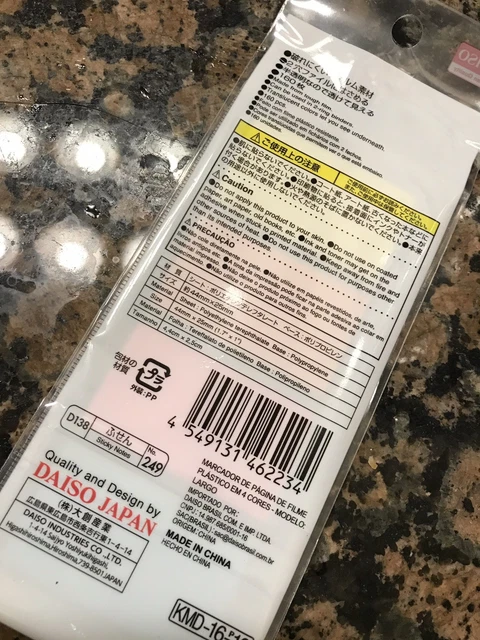 DAISO INDEX TABS Color Colours Coding Sticky Notes 280 Sheets Page ...