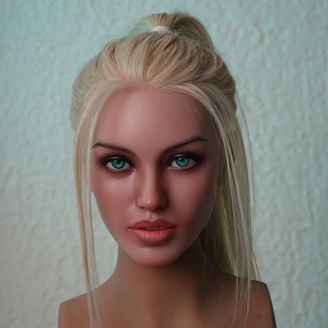 Sex Doll Head Silicone Real Oral Mobile Jawbone Tongue Implanted Hair For Men Eur 479 99