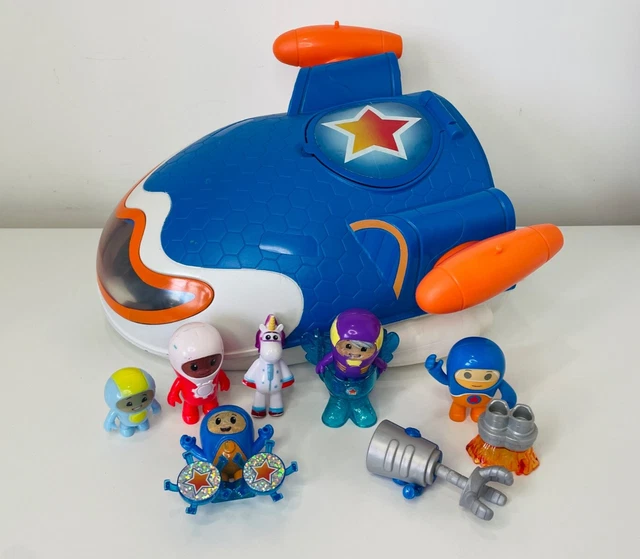 GO JETTERS JETPAD HQ Toy Bundle, Figures, Accessories, Lights, Sounds ...
