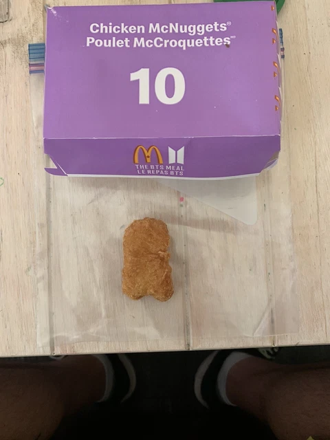RARE AMONG US McDonalds BTS Meal chicken nugget $0.99 - PicClick CA