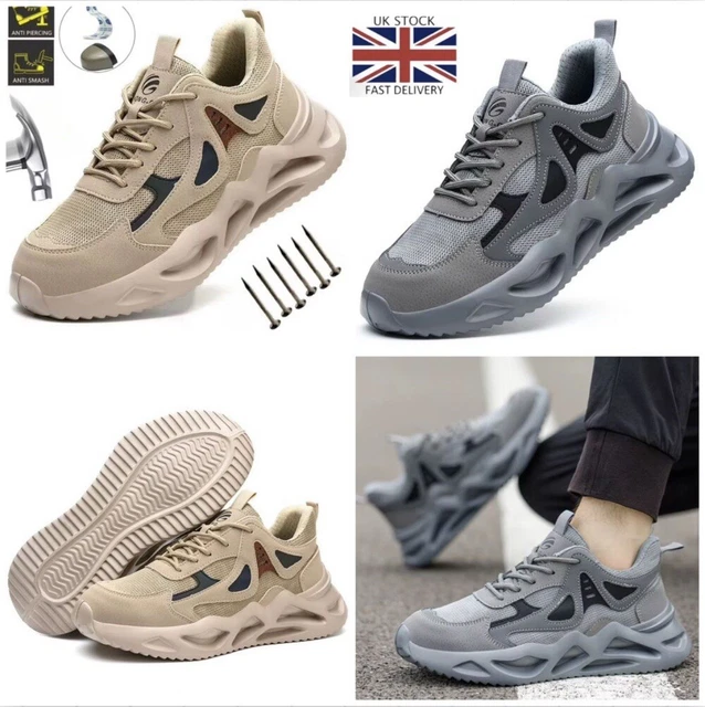 SAFETY TRAINERS SAFETY Shoes Steel Toe Cap Trainers Work Shoes Men ...