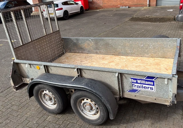 IFOR WILLIAMS GD84 Mk3 Twin Axle 8x4 Plant Trailer 2700kg Full Width ...
