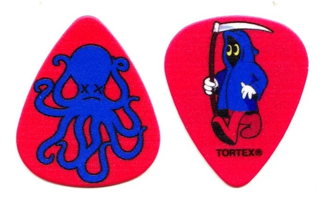 BLINK-182 MARK HOPPUS Octopus Grim Reaper Red Guitar Pick - 2023/2024 ...