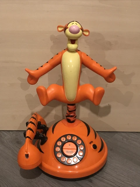 VINTAGE DISNEY SEGAN TELEMANIA Tigger winnie the pooh Telephone PHONE ...