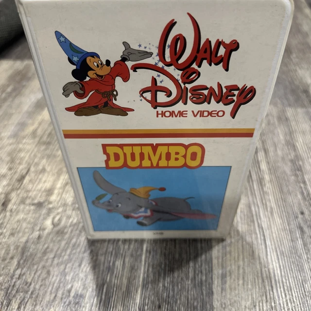 DUMBO VHS WALT Disney Home Video White Clamshell Case £7.13 - PicClick UK