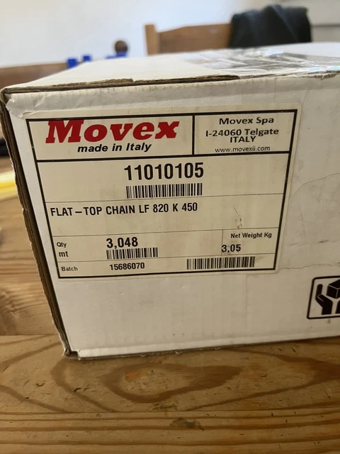 MOVEX FLAT-TOP CHAIN LF 820 K 450 $47.72 - PicClick