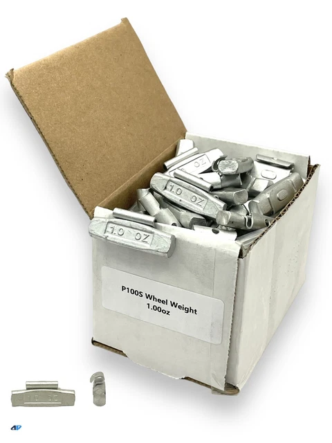 WHEEL BALANCING WHEEL Weights P Type Coated Clip On 1.00oz Box of 25 P ...