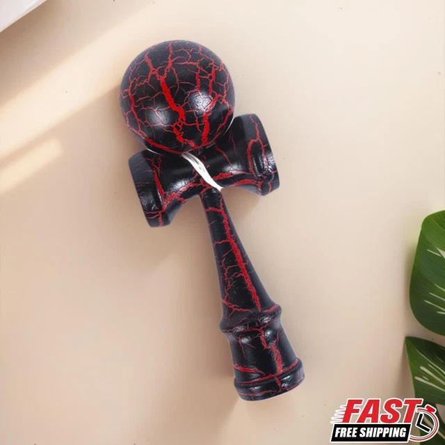 WOODEN SWORD BALL Toy Sports Competition Skill Ball (Darkred Fission ...