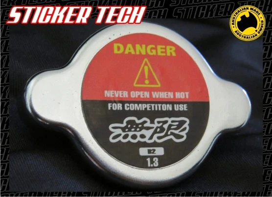 1.3 BAR RADIATOR Cap Sticker Decal Suits Mugen Honda Civic Ek Eg Ed Ek9 ...
