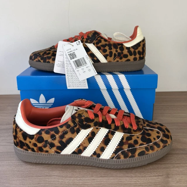 ADIDAS SAMBA PRELOVED Red Leopard - EU 38 2/3 - US 7 - NEW - Ready To ...