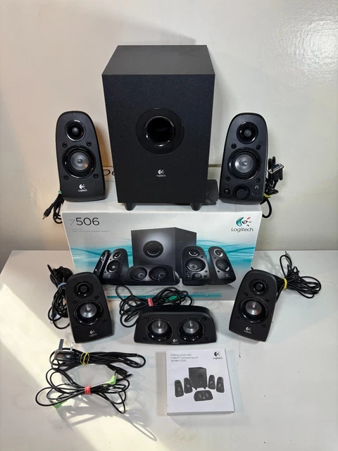 LOGITECH Z506 MULTIMEDIA 5.1 Surround Sound Speaker System £50.59 - PicClick UK