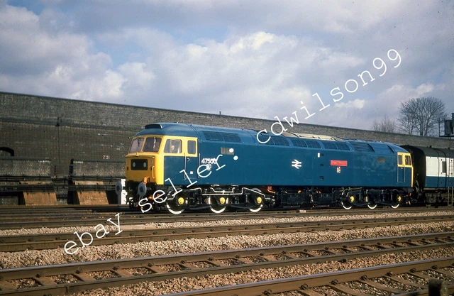 35MM BRITISH RAILWAY Slide - BR Class 47 No. 47500 The Great Western ...
