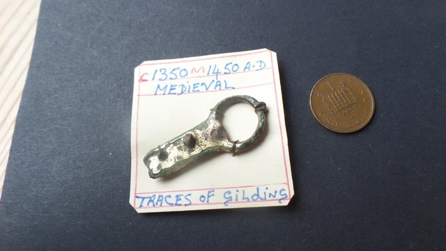MEDIEVAL BUCKLE from an OLD COLLECTION found metal detecting finds ...