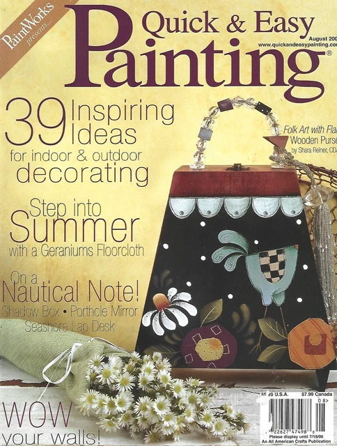 REVISTA PINTURA RÁPIDA Y FÁCIL: Edición trasera - ¡Agosto 2006! EUR 6,67 - PicClick ES