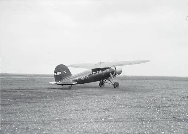 CHARLES LINDBERGH'S LOCKHEED Vega Aircraft 1933 Photo Lindberghs Leave ...