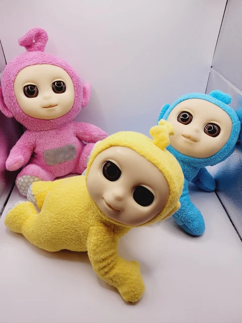 TELETUBBIES TIDDLYTUBBIES PING Mimi Umby Pumby Soft Toy Plush Bundle £ ...