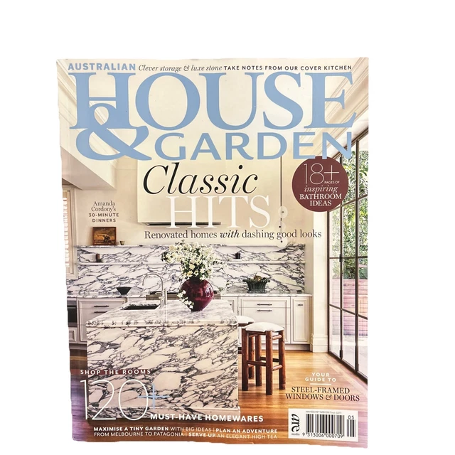 AUSTRALIAN HOUSE & Garden Magazine Issue May 2026 Classic Hits $12.00 ...