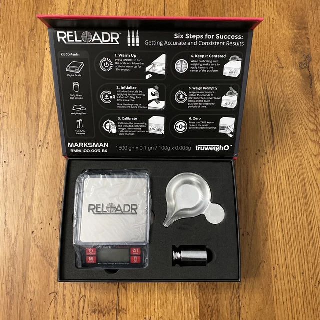 RELOADR MARKSMAN Digital Reloading Scale - (100G X 0.005G - Black ...