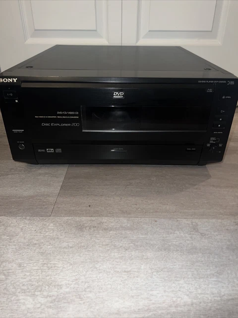 SONY DVP-CX850D DVD CD VCD Player 200 Disc Explorer 96KHz 24Bit D/A ...