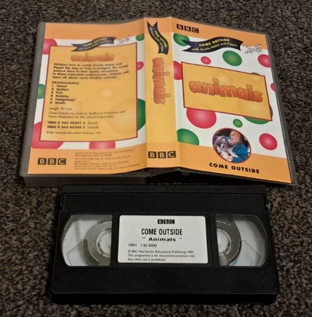 COME OUTSIDE WITH Auntie Mabel And Pippin Animals Pal Vhs Video Kids ...