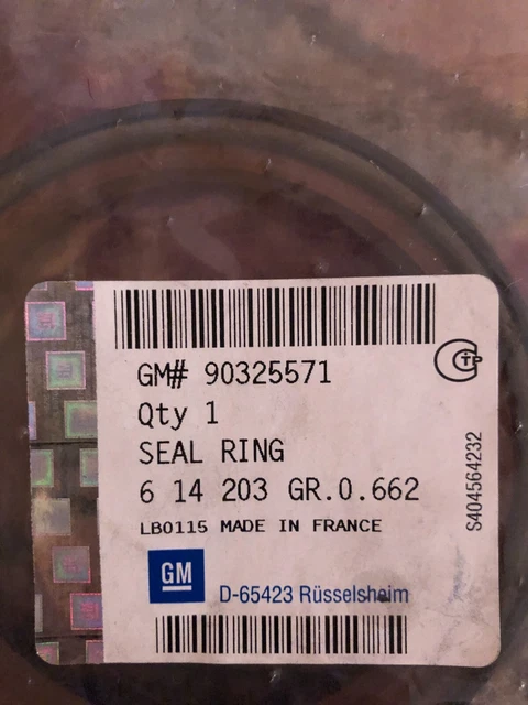 ORIGINAL OPEL GM Astra Vectra Racing elbow shaft gasket gm90325571 £39. ...