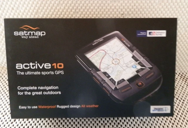 SATMAP ACTIVE 10 with UK OS Map 1:50K & 3 months warranty. £57.92 ...