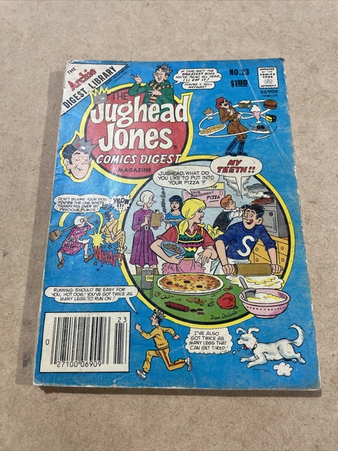 VINTAGE COMIC BOOK Cartoon Archie Jughead Jones Digest Magazine Mancave ...