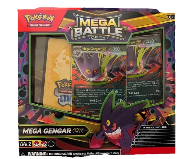 POKEMON TCG: MEGA Battle Deck Mega Gengar EX - OPENED/NO HAUNTER PROMO ...