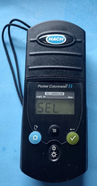 HACH POCKET COLORIMETER II Aluminum P/N 5953025 - Used, 30 Day Wty (A3 ...