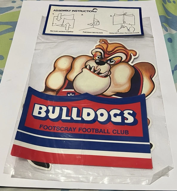 FOOTSCRAY BULLDOGS 1976 VFL Funmobile Mascot Collectable *NEW* $50.00 ...