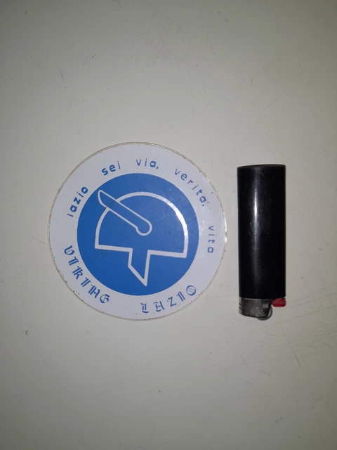 ADESIVO ULTRAS LAZIO Viking anni 80 vintage originale EUR 40,00 ...