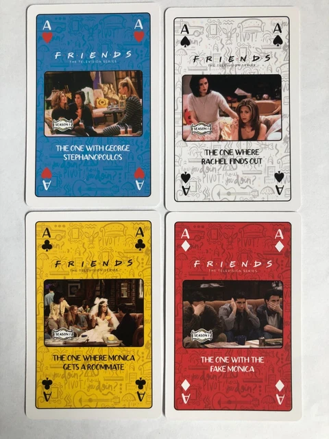 FRIENDS TV SHOW Joey Chandler Ross Monica Rachel S1 Swap Playing Cards ...