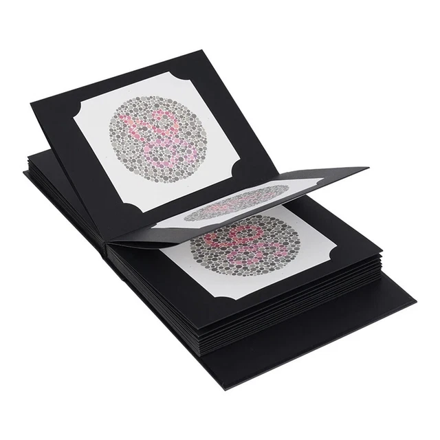 COLOR DIFFERENCE ASSESSMENT Book Ishihara 2024 38 Plates for Optometry ...