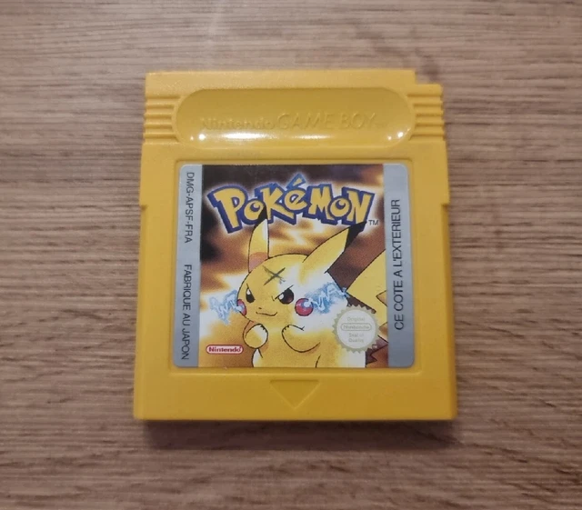 POKEMON VERSION JAUNE / Gameboy / Game Boy / FRA / OFFICIEL NINTENDO ...