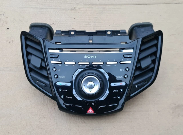 FORD FIESTA MK7 Sony DAB Stereo Radio Headunit Front Fascia Controls ...