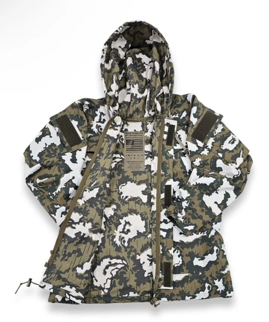 0241 TACTICAL OPERATORS Red Dawn Russian Winter Camo Jacket Smocklite ...