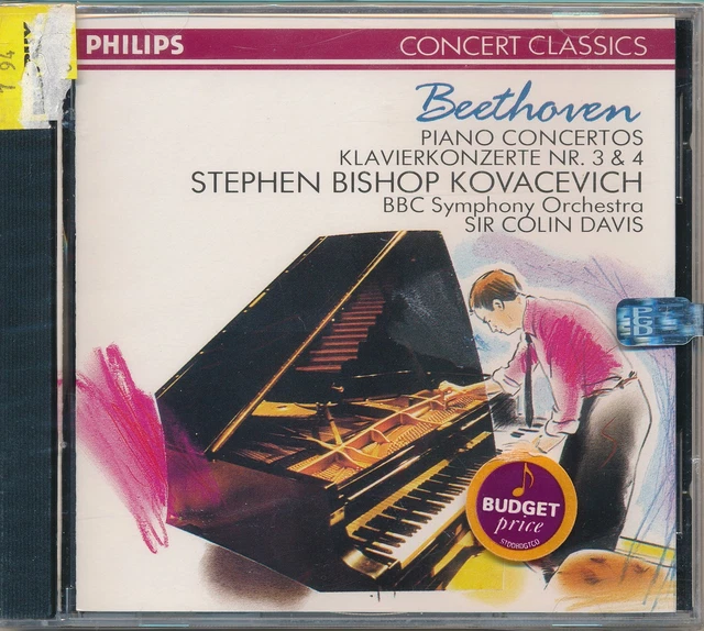 KOVACEVICH BEETHOVEN: PIANO Concertos Nos.3&4 (CD) Album EUR 10,97 - PicClick FR