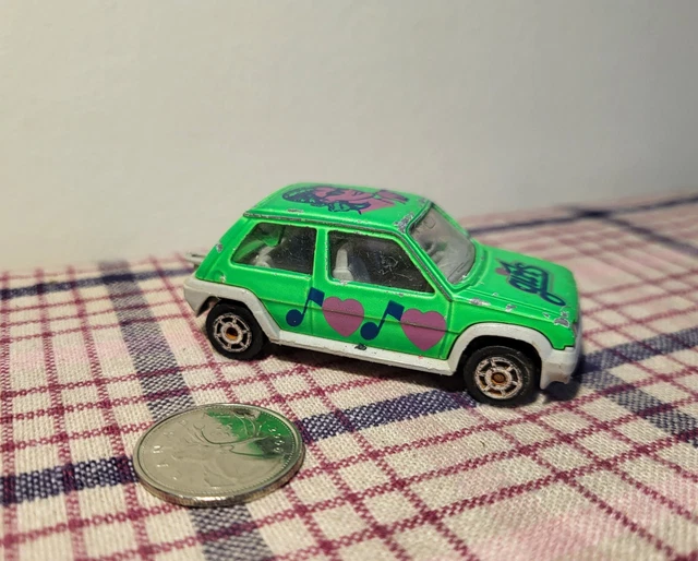 VINTAGE MAJORETTE RENAULT Supercinq GT Turbo GIRLS Car * MADE IN FRANCE ...