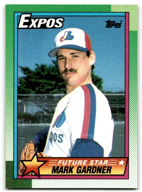 1990 TOPPS MARK Gardner recrue Montréal Expos #284 EUR 1,09 - PicClick FR