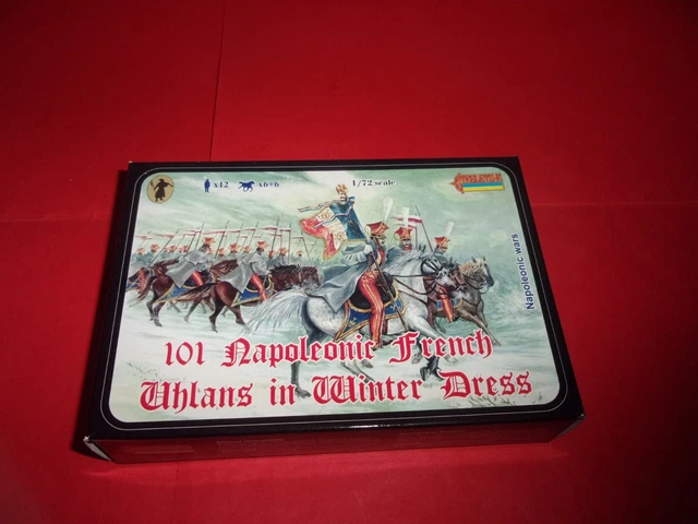 BOITE NEUVE,1/72,CAVALERIE DE UHLANS FRANCAIS,guerre napoléonienne,sur ...